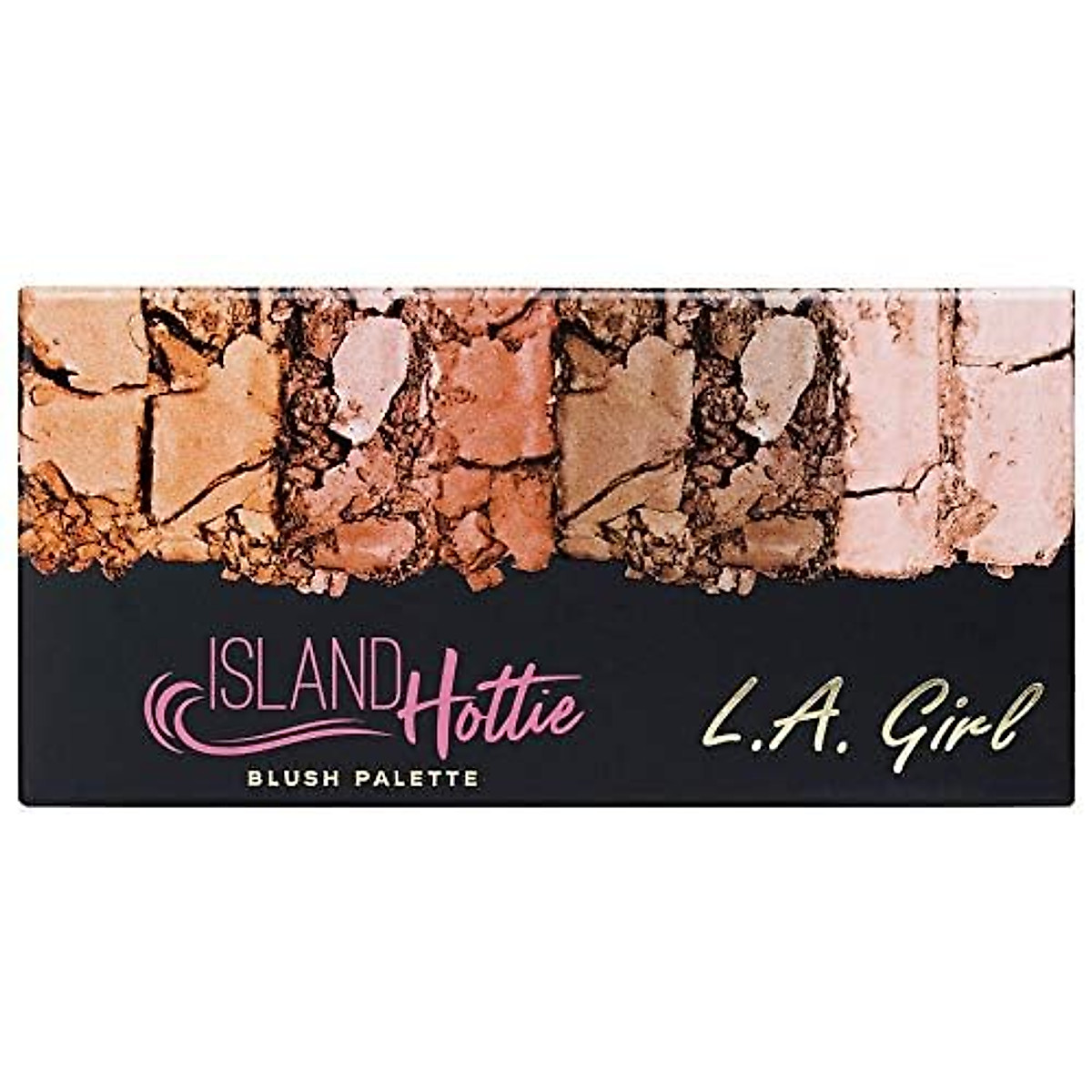 L.A. Girl Fanatic Blush Palette, Island Hottie Corals, 1 oz