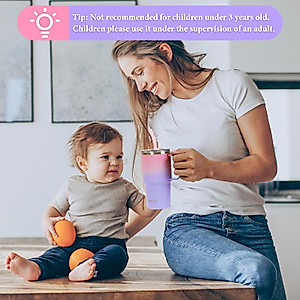 Sursip 24 oz Insulated Cup with Handle, Double Wall Vacuum Stainless Steel Tumbler with Straw and 2 Lids, For Cold/Hot Drinks, Coffee Travel Mug for Car/Home/Office/Party/Camping (Olive Green-1 Pack)