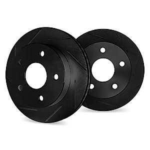 Dynamic Friction Company Front Disc Brakes Rotors Kit| Front Brakes Rotors| Brakes Rotors| Front Rotors| Front Disc Brakes Rotors| Fit 2013-2024 INFINITI JX35, QX60, QX50, Q60, Nissan Z