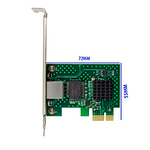 2.5GBase-T PCIe 3.1 Network Adapter with Intel I225-V+3ft Cat8 Ethernet Cable 2500/1000/100Mbps PCI Express Gigabit Ethernet Card RJ45 LAN Controller for Windows 10/11 with Low Profile Bracket