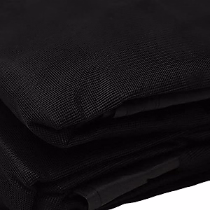 Menolana Outside Canopy Outdoors Gazebo Netting Large Rectangular 12" Easily Set up Patio Hardtop Gazebo Patio Backyard Sun Shades Shelter Screen Tents, Black 10x10FT