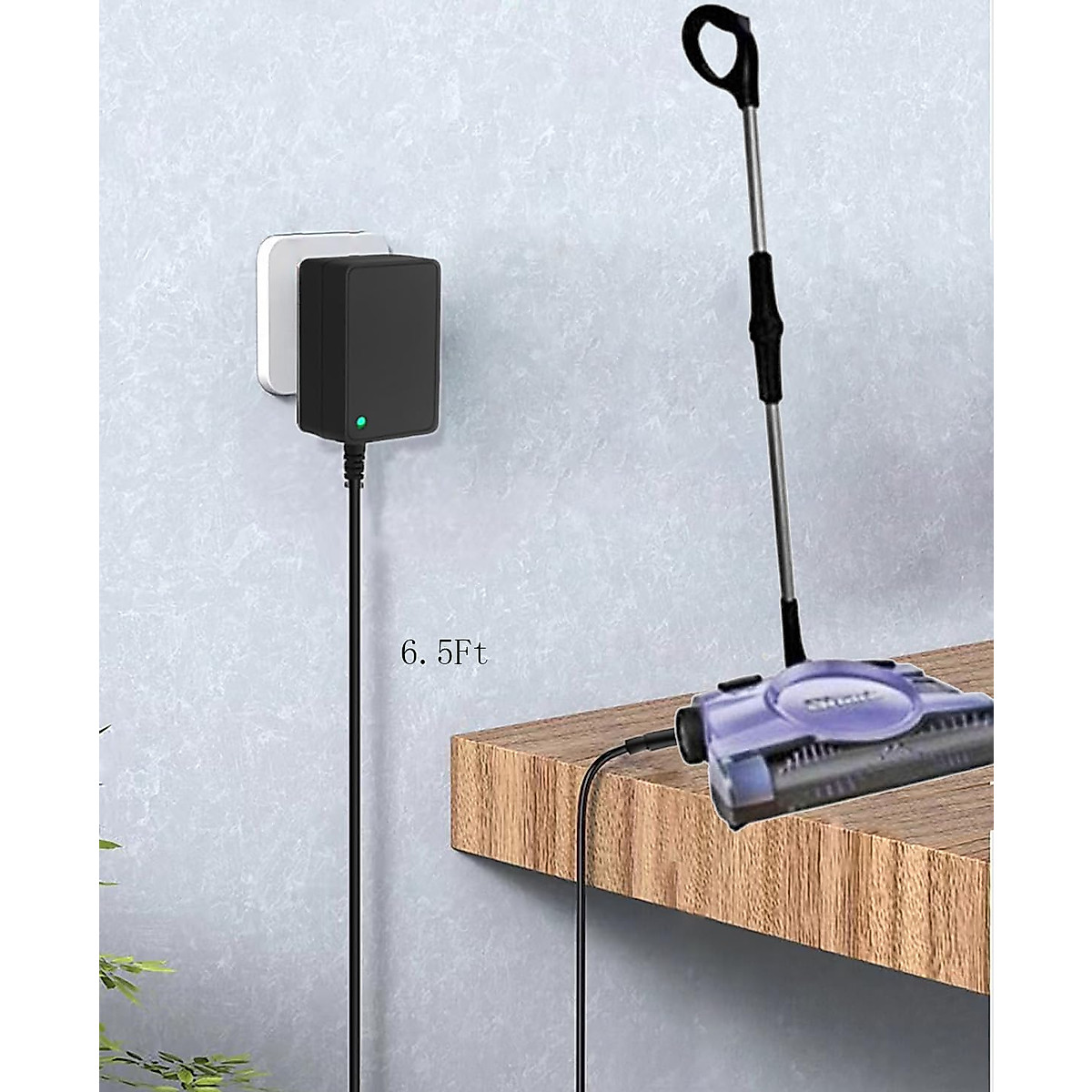 Charger for Shark V2945Z V2950 XA2950 Floor Carpet Sweeper Vacuums Replacement Power Cord P/N for YLS0041-T110025 Adapter Power Supply 6.5Ft