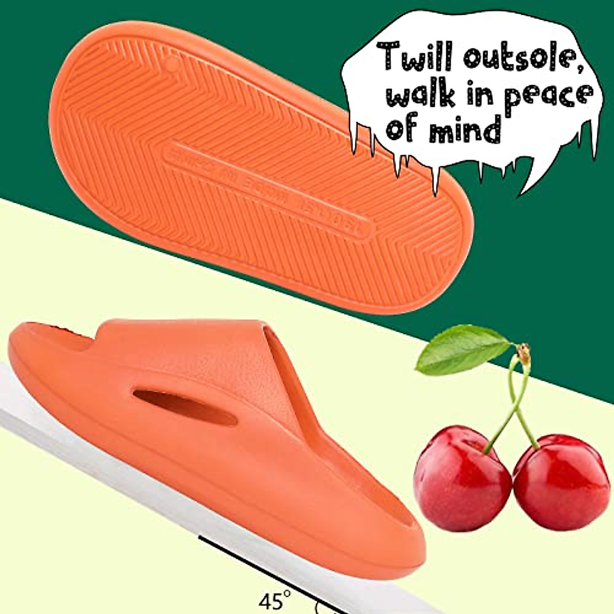 Yinbwol Kids House Slippers Sandals Non-Slip Shower Slippers Bathroom Beach Pool Water Shoes for Girls and Boys(Toddler/Little Kids)