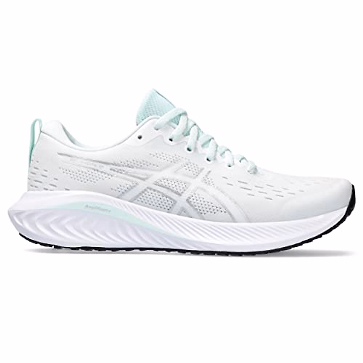 ASICS Women's Gel-Excite 10 Running Shoes, 8, White/Pure Silver