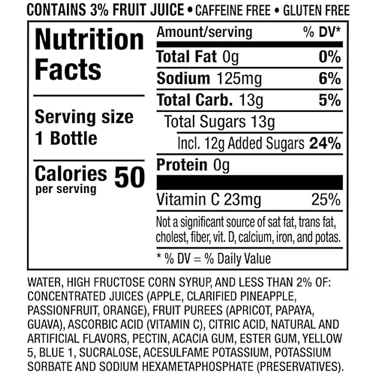 Hawaiian Punch Green Berry Rush Fruit Juice Drink, 10 Fl Oz Bottles, 24 Count (4 Packs Of 6), Ready-to-drink, On-the-go, Caffeine-free, Carbonation-free, Gluten-free, Excellent Source Of Vitamin C