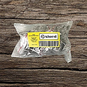 Alued 10 PCS Wall Mount Bar Beer Coke Bottle Wine Soda Cap Opener Brushed Chrome Silver