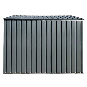Arrow Sheds 6' x 3' Outdoor Steel Storage Shed, Grey