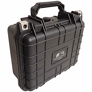 Case Club Case to fit Glock 19 & 4 Magazines. Pre-Cut, Heavy Duty, Waterproof (Accommodates Optics, Under Barrel attachments & Speed Loader)
