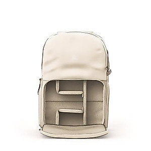 BREVITE - The Jumper - Compact Camera Backpacks for Photographers - A Minimalist & Travel-friendly Photography Backpack Compatible With Both Laptop & DSLR Accessories 18L (Boulder Tan)