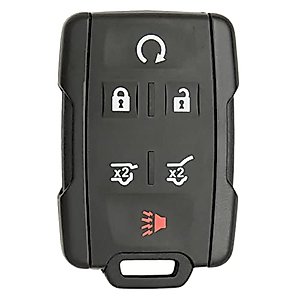 Keyless2Go Replacement for 6 Button Replacement Remote 315 Mhz for GM M3N-32337100 13577766
