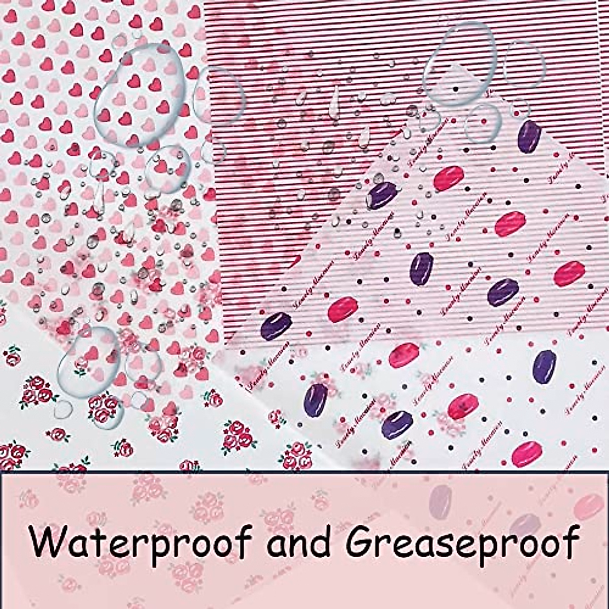 200 Pieces Wax Paper Deli Paper Sheets Sandwich Wrap Parchment Paper Picnic Paper Sheets for Food Basket Liner, Party,Kitchen,Restaurant(9.8inx8.5in)