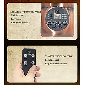 SZYDKJ Remote Control Swing Fan for Household Industry,Wall Mount Oscillating Fan Wall-Mounted Fans-Retro Antique Metal Wall Fan/ 3 Speed Settings,Quiet Operation (Size : W:400mm/H:450mm)