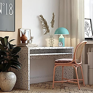 Mr. Kate Winston Desk, 19.7D x 47.6W x 29.2H in, Terrazzo