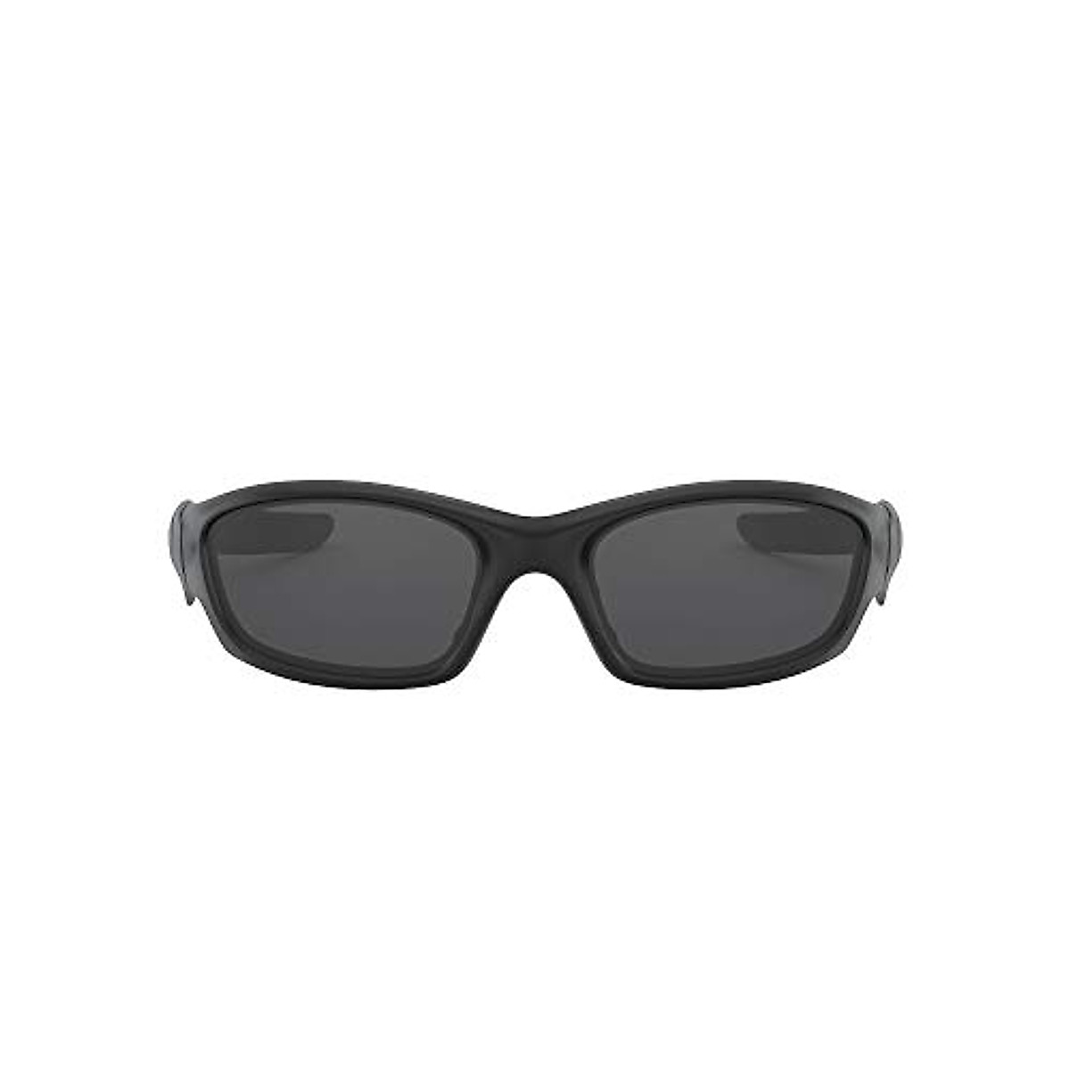 Oakley Men's OO9039 Straight Jacket Rectangular Sunglasses, Matte Black/Grey, 61 mm