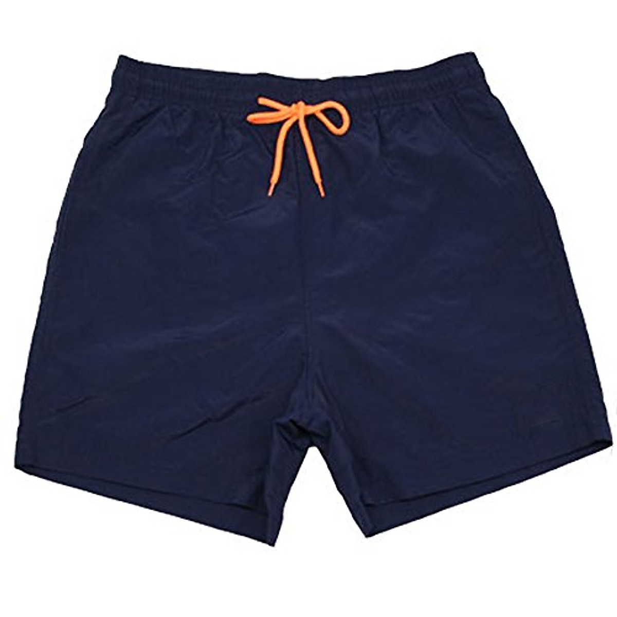 Gopune Mens Slim Fit Quick Dry Short Swim Trunks with Mesh Lining (Navy,M)