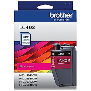 Brother Genuine LC402M Standard Yield Magenta Ink Cartridge