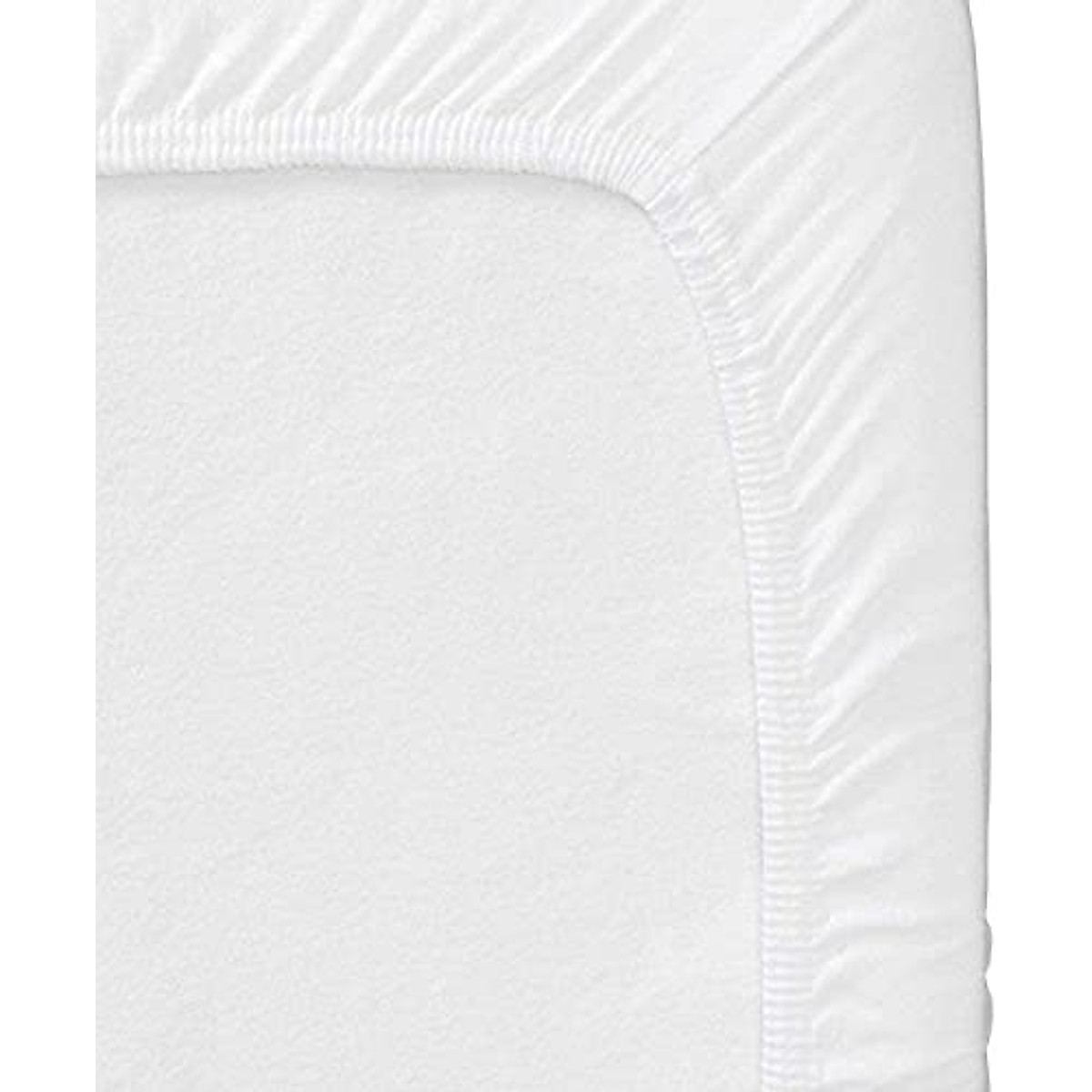 3 PC's Cot Bed Sheet Set - 33" x 75" White Cot Set - 1 Cot Fitted Sheet, 1 Cot Flat & 1 Cot Pillowcase - 100% Egyptian Cotton 600TC Cot Set - Perfect for Narrow Twin/Cot Size/Rv Bunk/Guest Bed