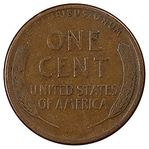 1921 S Lincoln Wheat Cent F Fine Bronze Penny 1c Coin Collectible