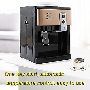 WEBTB Electric Water Dispenser, 3-in-1 Water Cooler Dispenser, with Ice Heat Function Hot, Cold & Room Water, Automatic Temperature Control with Power Cord, Gold
