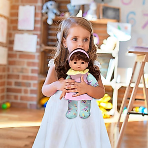 Gift Boutique Soft Baby Doll, 12 Inch Girl Doll with Hair, My First Doll for Infants, Toddlers, Girls and Boys