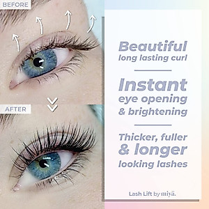 MIYA LASH Lash Lift & Brow Lamination Kit + Eyelash Growth Serum | Deluxe Lash & Brow Care