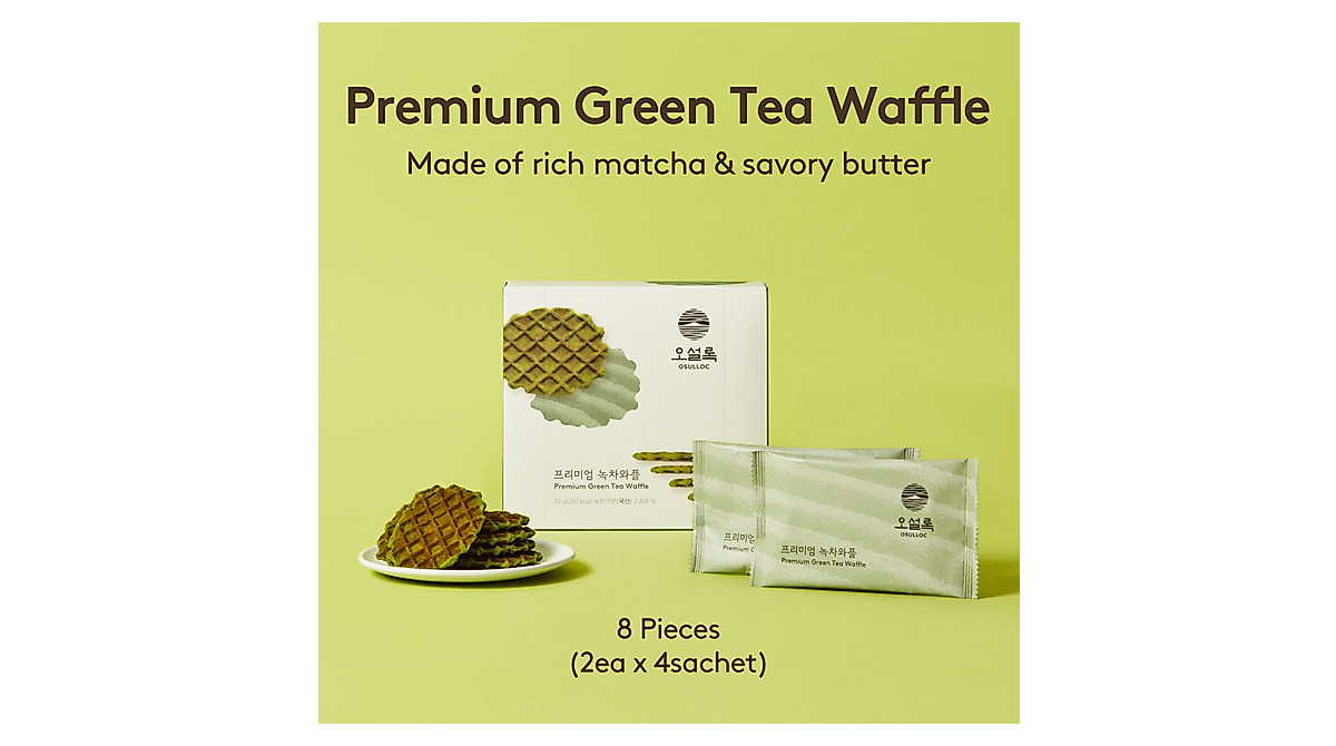 OSULLOC Green Tea Waffles - Premium Matcha Snacks