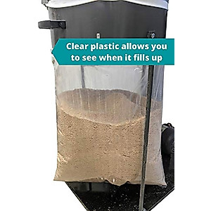 Harbor Freight Dust Collector Bags for Central Machinery 70 Gallon Dust Collector | 5 Pack | Made in USA