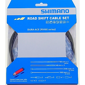 Shimano Dura-Ace R9100 SP41 Polymer-Coated Derailleur Cable Set, Black