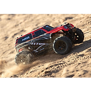 Traxxas 76054-5-REDX Teton 1/18 Scale 4WD Truck Fully Assembled Ready to Run 2.4