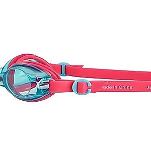 Speedo Jet Junior Goggles (Ecstatic Pink/Aquatic, One Size)