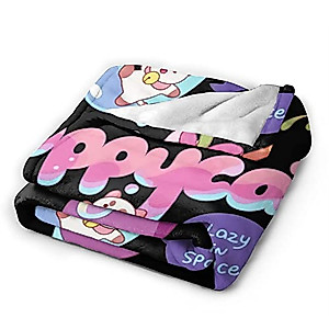 Bee and Puppycat Soft Warm Flannel Fleece Blanket All Season Throw Blankets for Bed Couch Living Room 50"x40"