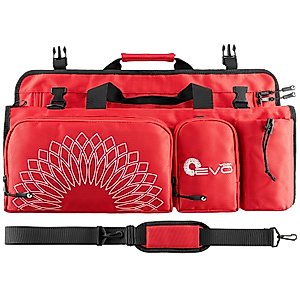 Yoga Mat Bag with Separate Shoe Compartment, Padded Pockets and Metallic Accessories (grey 2)