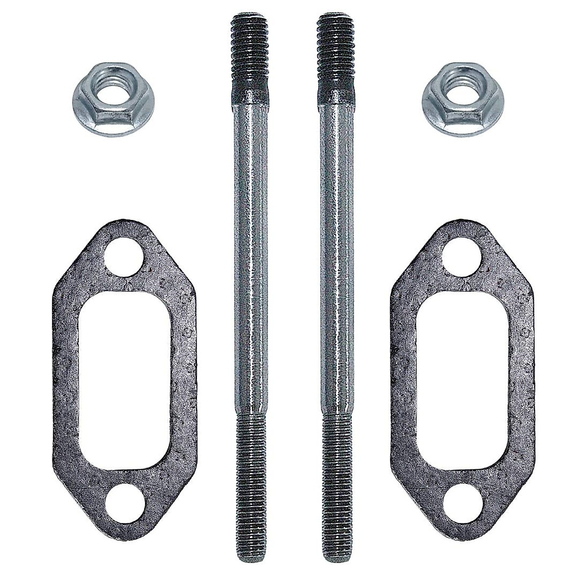 AUMEL Muffler Stud Nut Bolt Kit for Husqvarna 61 266 66 162 Chainsaw 501686501 503222302 5Mx6M.