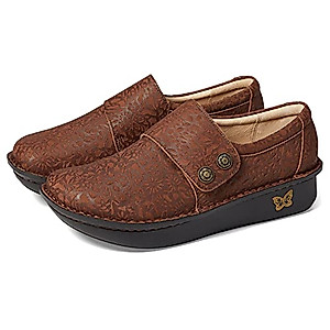 Alegria Women's Deliah Delicut Tawny Leather Shoes 8-8.5 M US