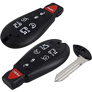 Keyless Remote Smart Key Fob Replacement Fit for 2008-2016 Chrysler Town and Country 2008-2016 Dodge Grand Caravan 2008-2020, M3N5WY783X