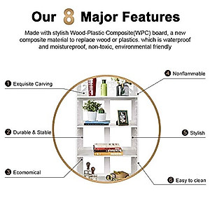 Small Shoe Rack for Entryway, 4 Tier Modern White Shoe Storage Shelf Wood Narrow Shoe Stand Organizer for Home Living Room Bedroom Hallway Closet