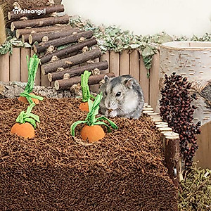 Niteangel Natural Coco/Cork Hamster Bedding Pet Litter for Dwarf Syrian Hamsters, Gerbils, mices, Degus or Other Small Animal