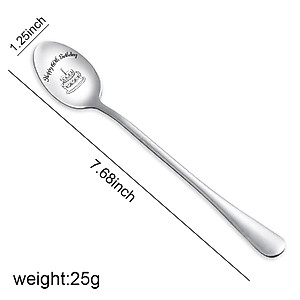Happy 60th Birthday Spoon Gifts for Women Men Birthday Gift for 60 Year Old Dad Mom Wife Sister 60 th Birthday Gifts for Women Men 60 Year Old Birthday Gifts for Him Her 60 Birthday Gifts Spoons