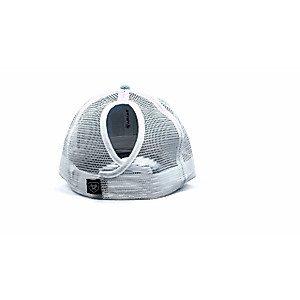 ARIAT Ladies Ponytail Cap, Large Sqyare Patch, Turquoise