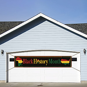 Black History Month Backdrop Banner African American National Holiday Party Photo Backdrop Black History Month Photography Background Wall Hangging Decoration