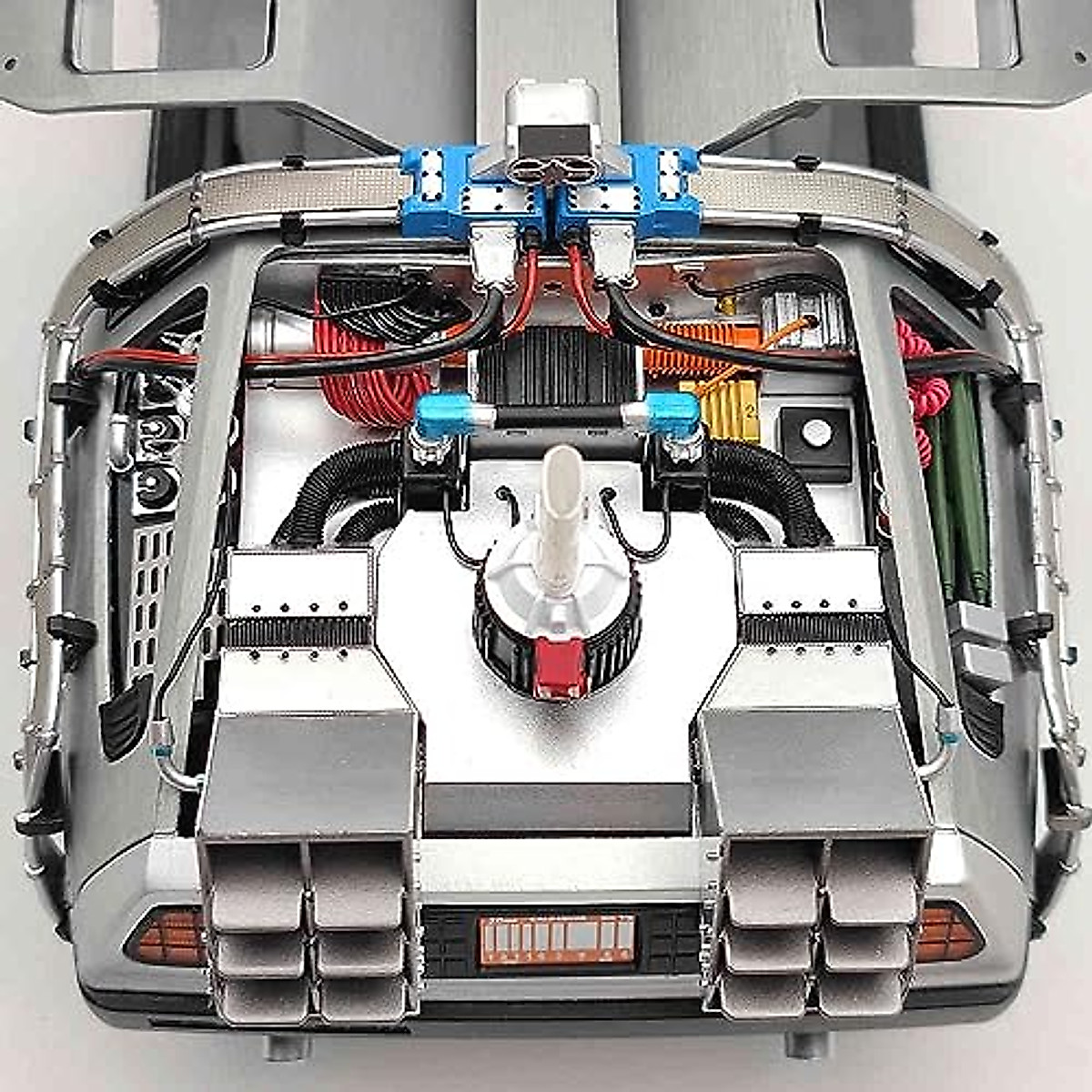 HW 1/18 Elite for Back to The Future Time Machine Ultimate Edition BCJ97 Diecast Car Models Hobbies Collection Gifts