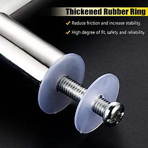 Modern Entry Door Handle Push Pull Door Handle, Double Sided H-Shape Round Handles, Brushed Stainless Steel Interior Exterior Sliding Barn Door Hardware Pulls ( Color : Frosted , Size : 50cm/19.7in -