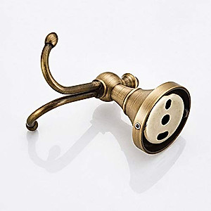 LightInTheBox® Novelty Design Antique Brass Finish Wall-Mounted Robe Hook, Bathroom and Kitchen Accessories. Double Hook