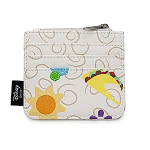 Buckle Down Disney Wallet, Id Zip Top, Pixar, Toy Story 4 Sheep Trio Billy Goat and Gruff Pose, White, Vegan Leather