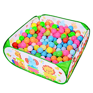 BEESTECH Toddler Ball Pit, Large Pop Up Animal Ball Pits, Play Tent for Babies Toddlers Boy Girls 1, 2, 3 Years Old, Indoor Outdoor Play(Balls Not Included)