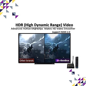 2023 Newest TV Box Vsee Box V1Max with Backlit Keyboard Remote and Bonus HTMI Cable Android 10 TV Box (4GB RAM + 32GB ROM) Fast Delivery 3 Days
