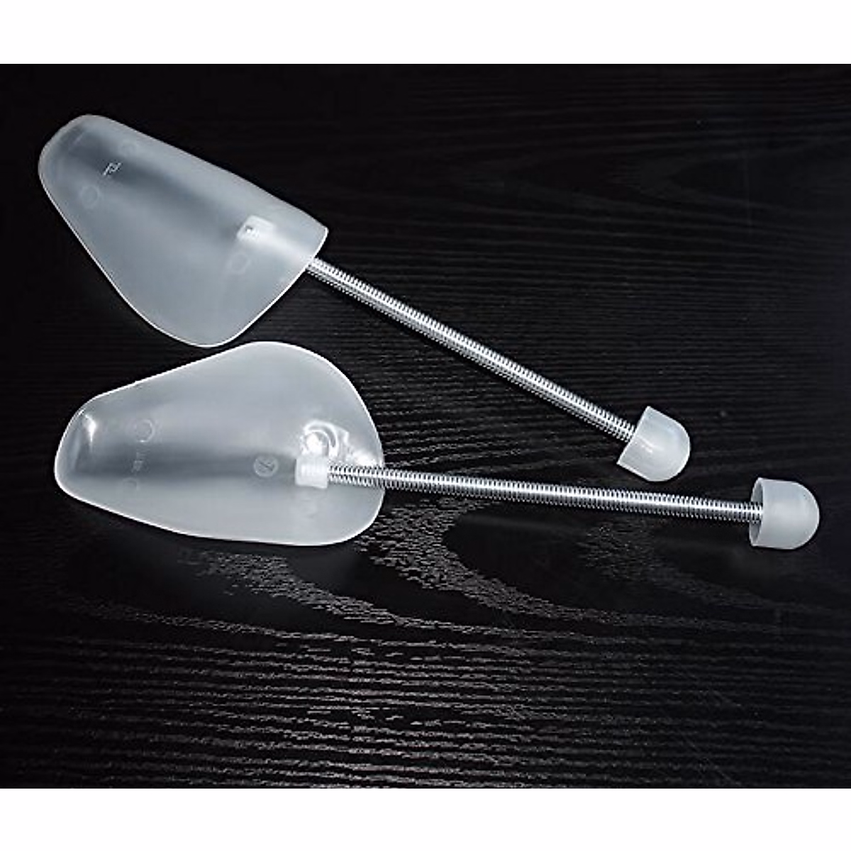 Bamboopack 2 Pairs Practical Adjustable Length Women Shoe Tree Shoe Stretcher Portable Shoe Boot Shaper Support Holder(Transparent)