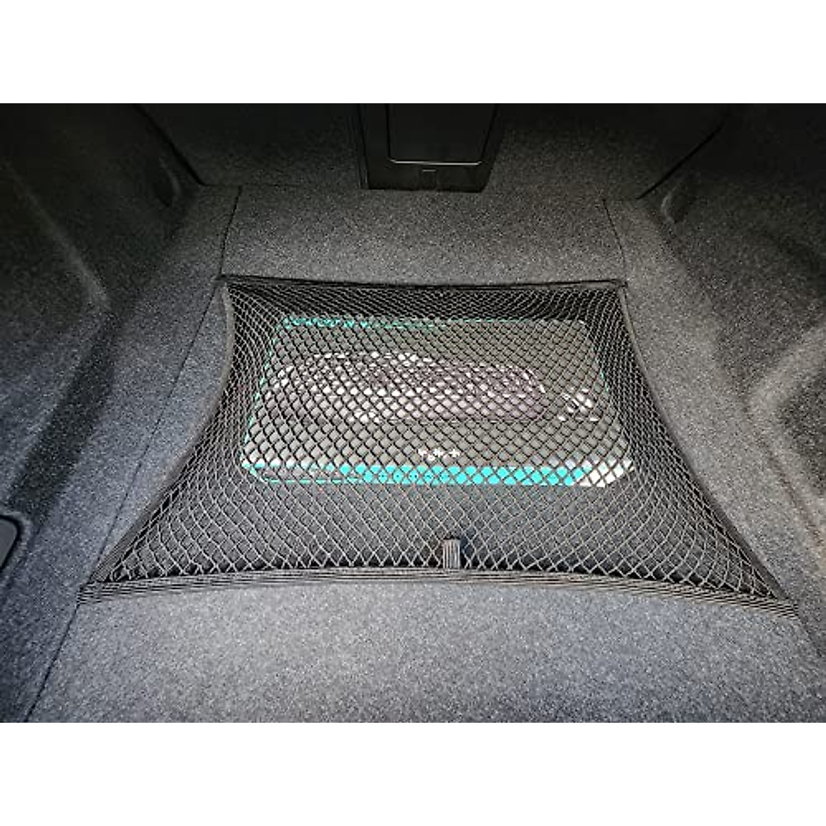 Floor Style Automotive Elastic Trunk Mesh Cargo Net for Volvo S60 B5-2019-2024 - Premium Trunk Organizer and Storage - Luggage Net for Sedan - Car Organizer for Volvo S60 T8