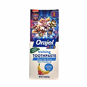 Orajel Toddler Training Toothpaste Tooty Fruity Flavor 1.50 Oz (Pack of 3)