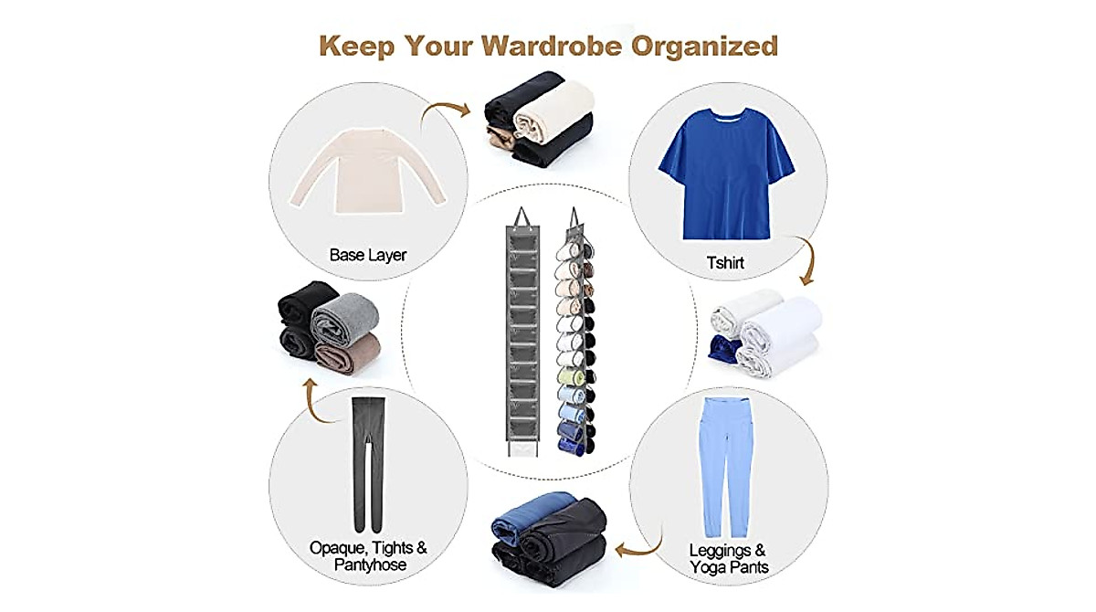 PITCH + PULSE Legging Organizer - 24 Clear Compartments